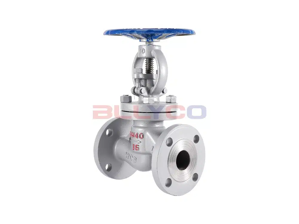 Válvula de globo de ángulo de acero fundido J44H-16C