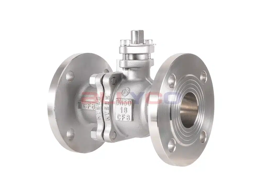 304 stainless steel turbo flange ball valve Q341F-16P
