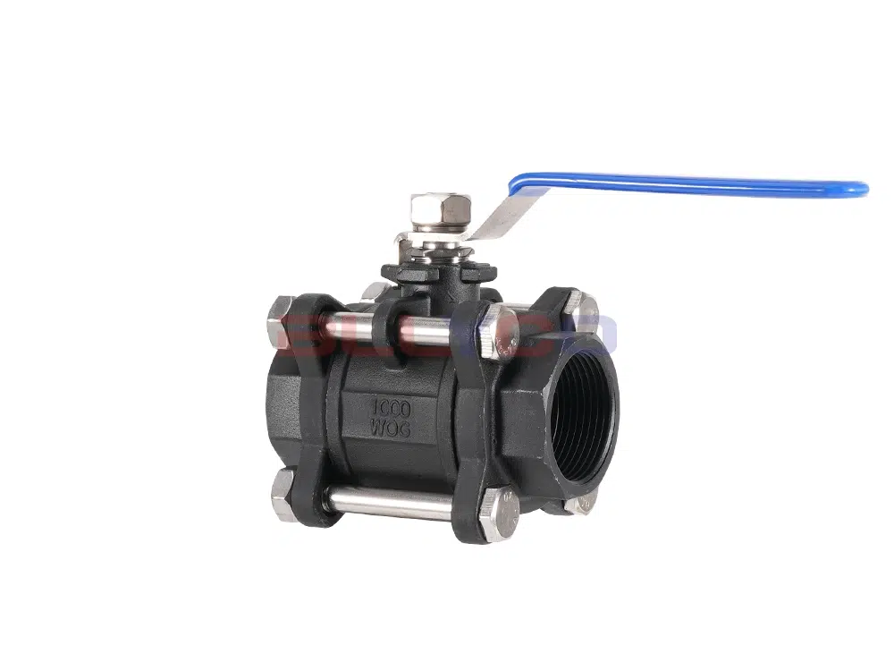 304不锈钢焊接三片式球阀 Q61F-16P